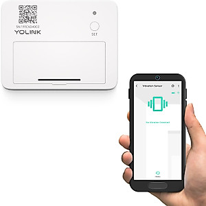 YoLink Smart Vibration & Shock Sensor, Generator, Pump Running, Glass Break, Anti-Tamper, Vehicle Alarm, Hub Required