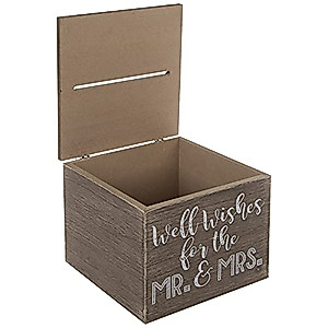 Hobby Lobby Studio His & Hers Well Wishes For The Mr. & Mrs. Wood Box For Weddings, Engagement Parties, Or Bridal Shower