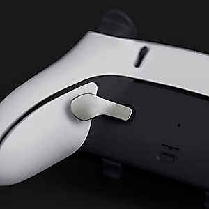 eXtremeRate Back Paddles for PS5 Edge Controller, Metallic Silver Replacement Interchangeable 4PCS Metal Back Buttons for PS5 Edge Controller - Controller NOT Included