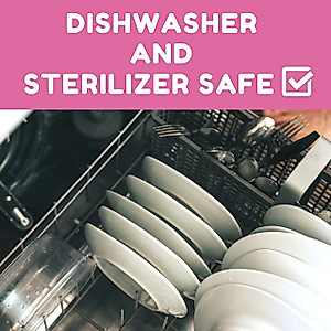 Nookums Pacifier 4 Pack - Orthodontic Single Piece Design - 100% Medical Grade Silicone - BPA Free, Latex Free, Phthalate Free - Paci-Plushies Pacifier Replacement (Purple)