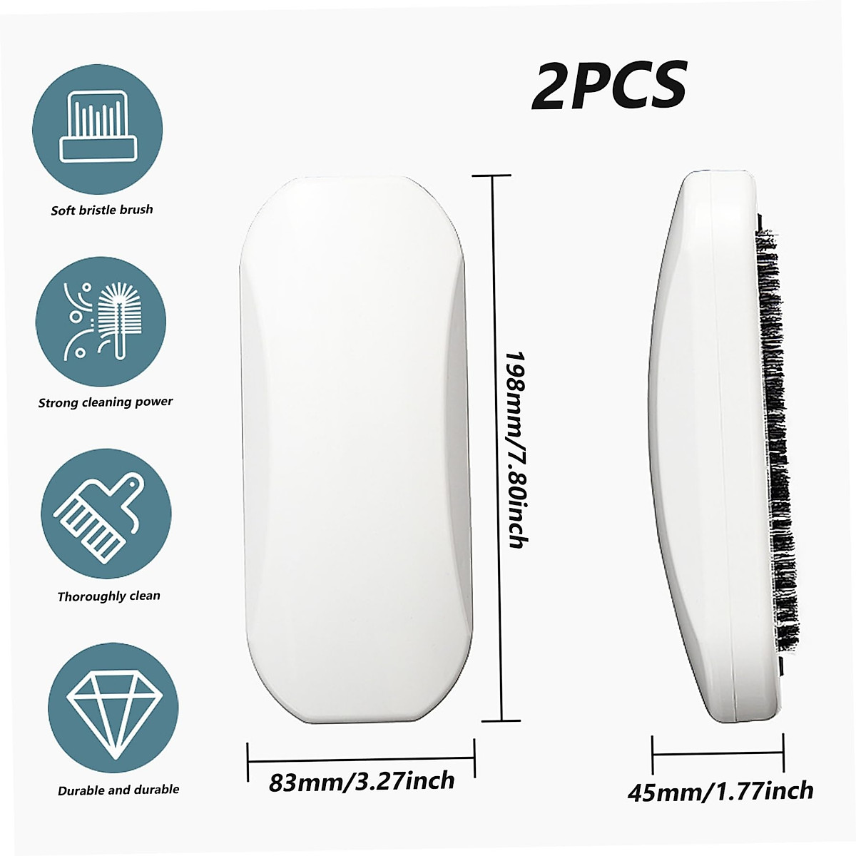 Nirelief Crumb Sweeper 2Pcs Handheld Rolling Ergonomic PP Bristle Nutshell Crumb Brush ABS Cleaning Crumber Table Crumb Sweeper Carpet Sweeper Crumb Catcher for Table Bed Sofa Carpet