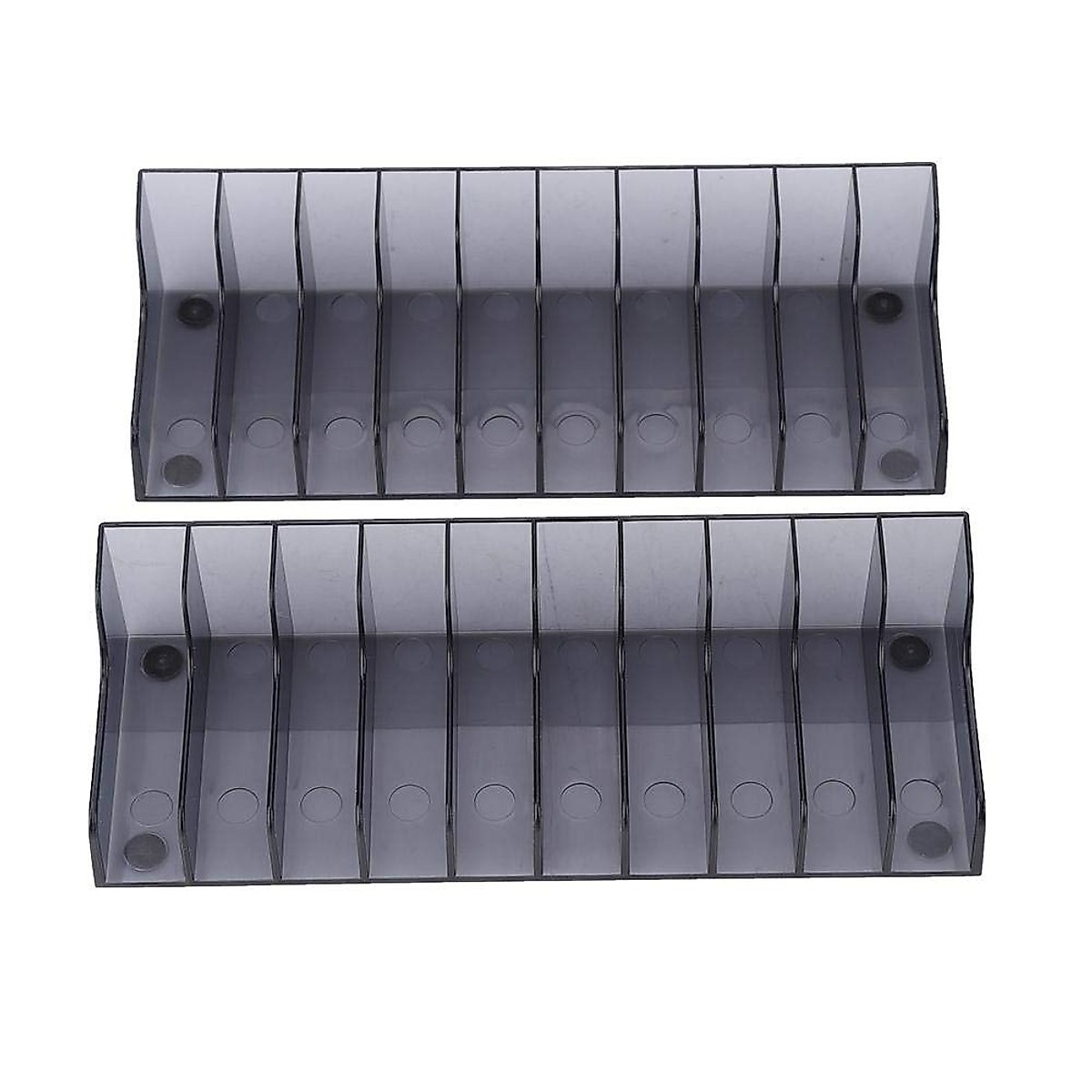 2 PCS Game Card Box CD Storage Stand Holder, Large Capacity Bracket, Precise cuts and interfaces, for PS4/SLIM/PRO Game Consoles