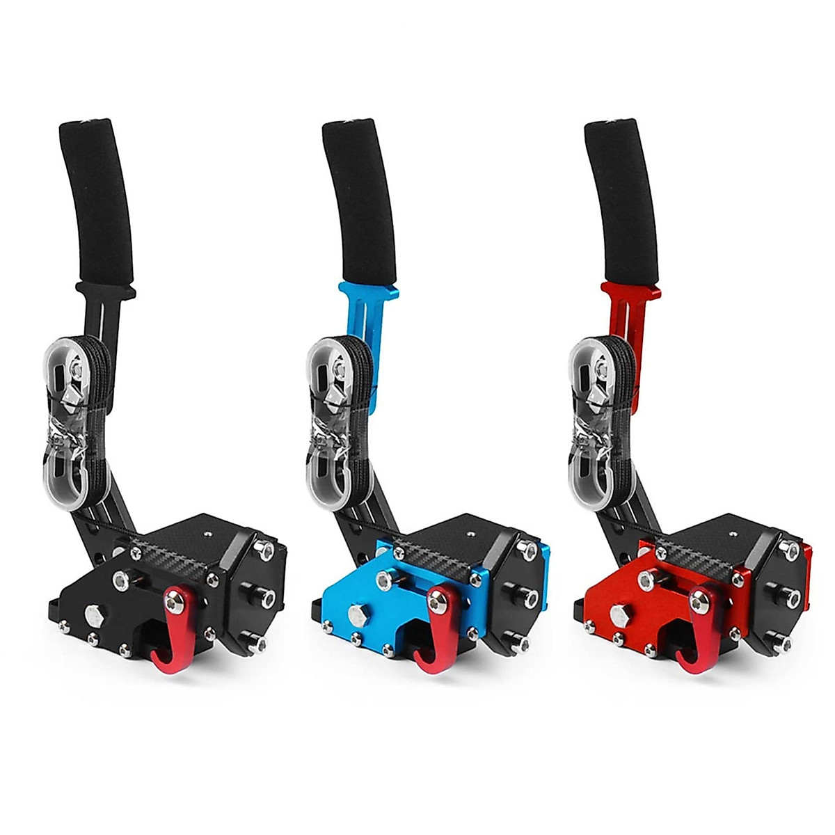 JISMCEKU Racing Games with Fixture 14Bit Handbrake Sim for Racing Games Fit for G27/G29 T500/Blue