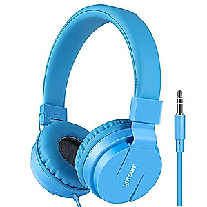 gorsun Kids Headphones with Limited Volume, Toddler Headphones for Boys and Girls, Children's Headphone Over Ear, Wired Headset Earphones for Children