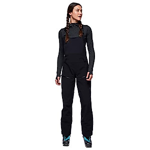Black Diamond Equipment Womens Recon Stretch Ski Bibs, Black, Small