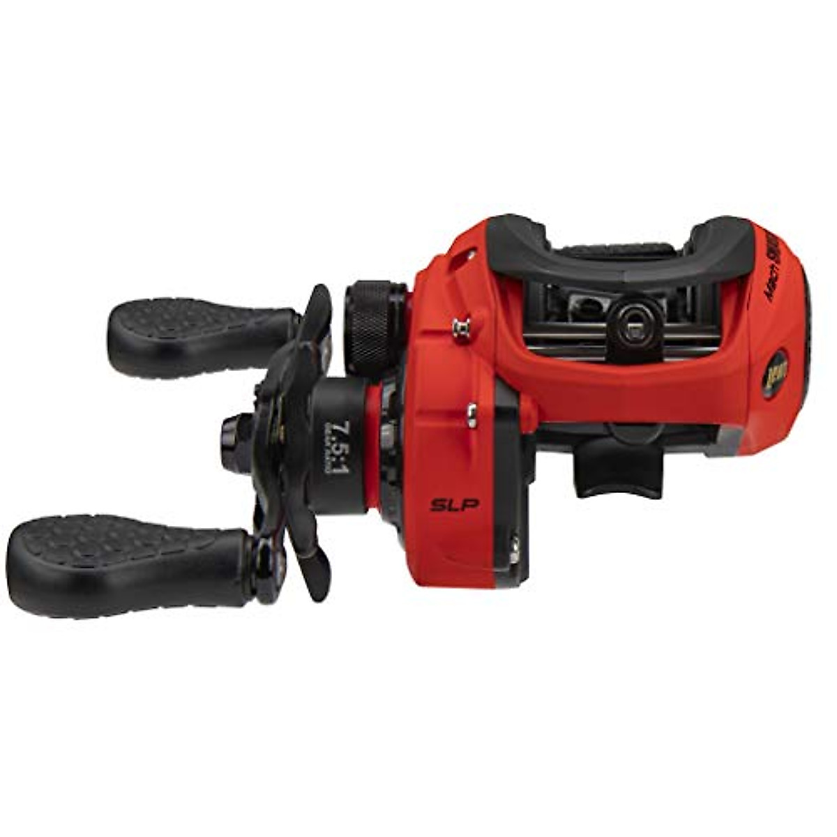 Lew's Mach Smash SLP 7.5:1 Right Hand Baitcast Reel, Red