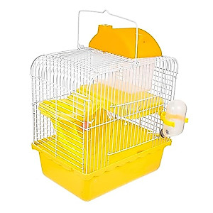 VOSAREA Hamster Cage Turtle Accessories Travel Guinea Pig Cage Accessories Rat Cage Chinchilla Cage Accessories Hamster Hideout Plastic Orange Guinea Pig House Rat House Rat Hut