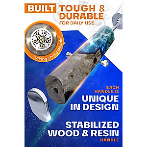 Dalstrong Valhalla Series Slicing & Carving Knife 12" Bundled with Boning Knife 6" - Leather Sheath