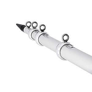 Tigress XD Telescoping Aluminum 15’ Center Outrigger, Ideal for Sport Fishing Boats up to 40 feet, Features Tigress XD 316 L Stainless Steel for Durability