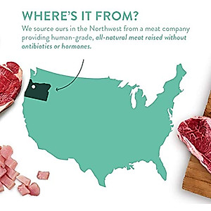 Portland Pet Food Company Human-Grade Wet Dog Food Pouch: Fresh Dog Food Mixer and Dog Food Topper Multipack Packets