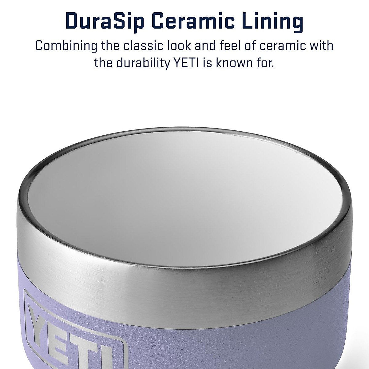 YETI Rambler 4 oz Stackable Cup, Stainless Steel, Vacuum Insulated Espresso/Coffee Cup, 2 Pack, Cosmic Lilac