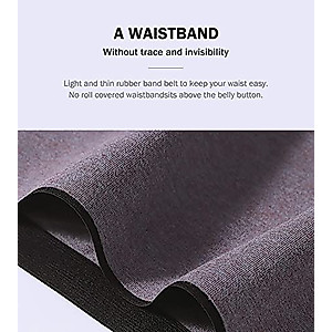 Huvgim Womens Cotton Underwear Big girls Mid Waisted Briefs Ladies Seamless Full Coverage Panties 4 Pack(M)