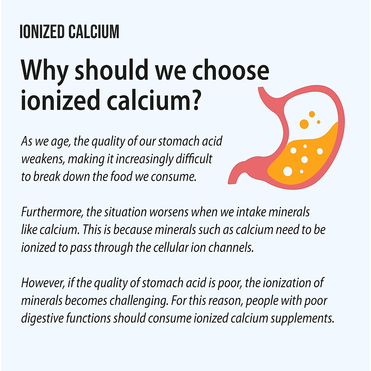 Dr. G's Amazing Ionized Cal Mag Powder, Dietary Supplement for Bone Density Increase, Calcium & Magnesium 2:1 Ratio - 60 Sticks, 60 Day Supply