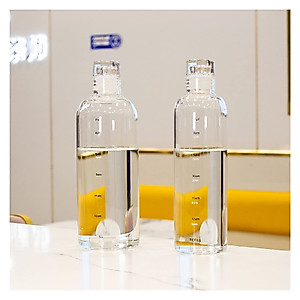 TIMLUX Transparent With Time Scale Water Bottle Creative Large Capacity Leakproof Drop-Resistant Plastic Drink Cup For Climb Travel New (Size : 700ml, Color : Transparent)