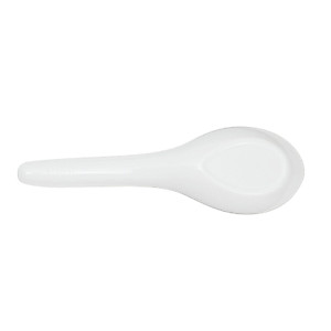 Melamine Rice Spoon for Noodles, Ramen, Miso Soup, Won Ton (1.5 x 5 In, 12 Pack)