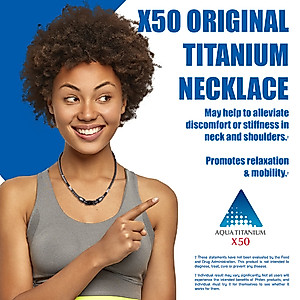 Phiten X50 Rakuwa Necklace - Black - 22"