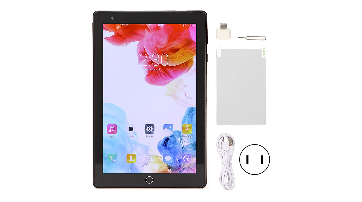 ANGGREK 8in HD Rose Gold Tablet PC with 2GB RAM & 32GB Storage