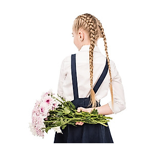 Youxuan 1000-Pack Elastic Hair Ties Non-slip Rubber Hair Bands for Girls, Clear