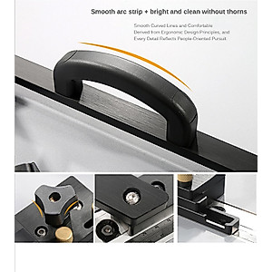 New Aluminum Alloy Table Saw Fence System，31.5/40inch Flip Modification Router Circular Saw Fence, DIY Wood Working Tools And Accessories (Size : 1000mm)