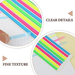 STOBOK Guided Reading Strips Highlight Strips 10 Sheets of Highlight Bookmarks for Children and Teacher Colorful Reading Tools for Kids Classroom Prize Easter Goodie Bag Stuffers