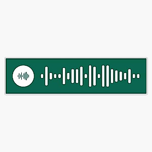 Poison Alice Cooper Spotify Code Sticker Vinyl Waterproof Sticker Decal Car Laptop Wall Window Bumper Sticker 5"