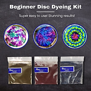 PRO Chemical Disc Golf Dye Starter Kit | Personalize Your Discs However You Want | Perfect for Beginners to Disc Dyeing | Stand Out from The Crowd | Pro Chem Disc Golf Dye Powder | 6