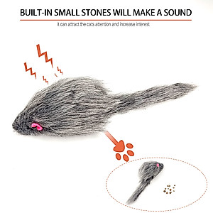 Interactive Cat Toys Set Teaser Feather Wand, Hanging Door Toy & Multiple Attachments - Telescopic Cat Fishing Pole Toy for Kitten