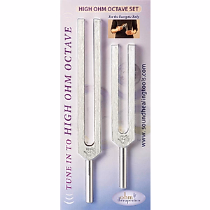 CHAKRA BALANCING with SOUND Multiple Octave Ohm Tuning Fork Set for Energy Practitioners & Sound Therapy (272.2 + 544.4 + 1088.8 hz)