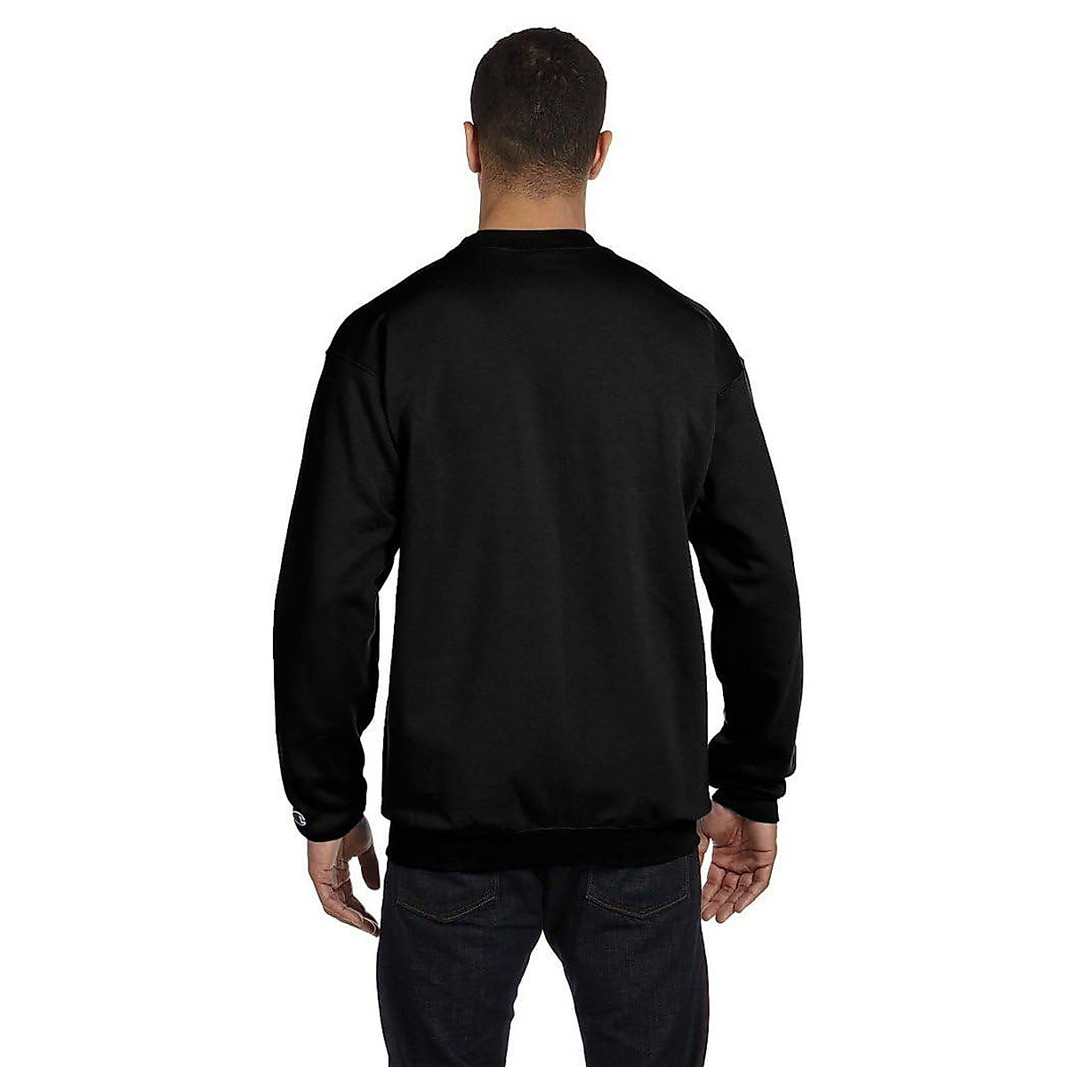 Champion Adult 50/50 Crewneck Sweatshirt, Black - Size 3X-Large