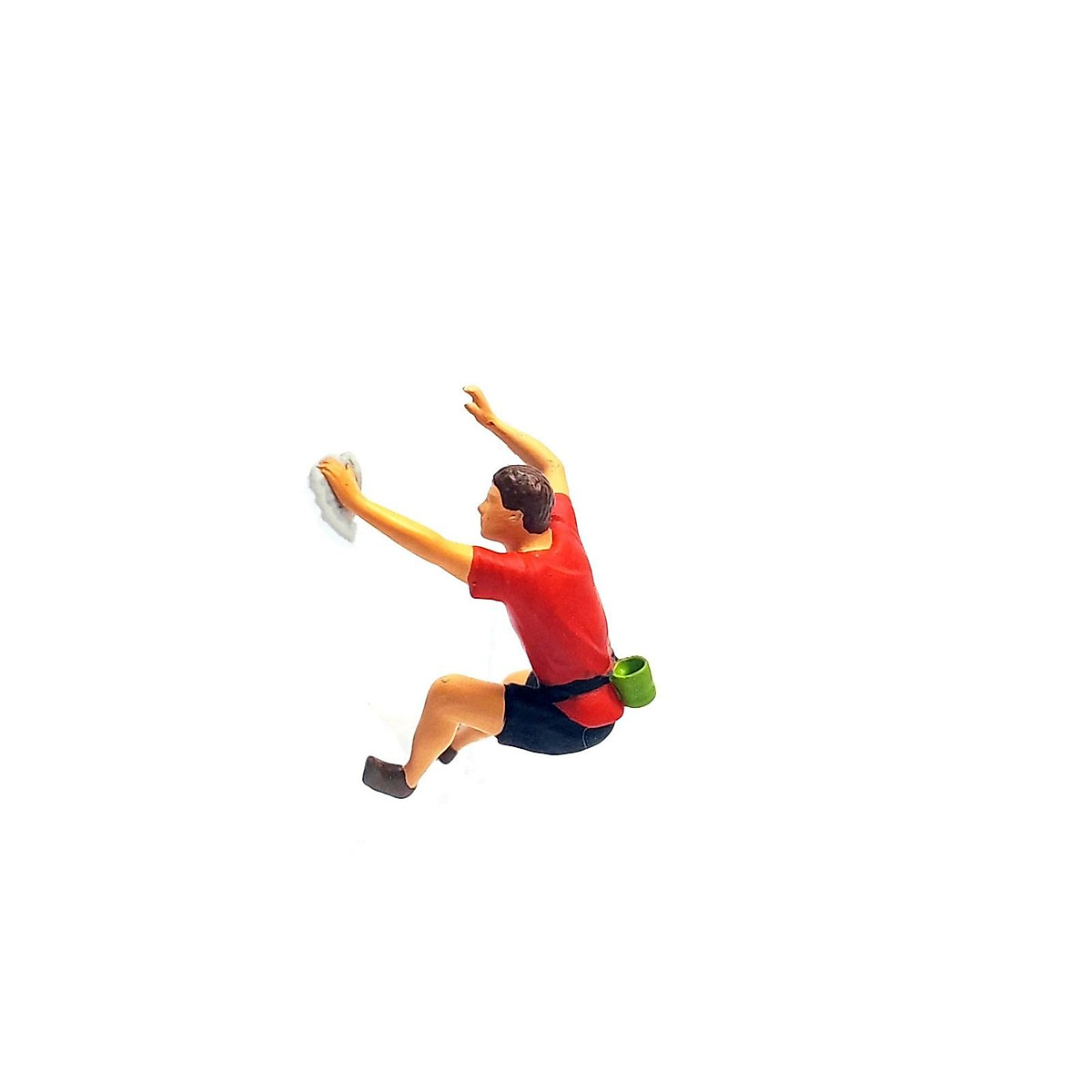 Esquirla Resin 1:64 Rock Climbing Figure Dioramas Movie Props Miniature Scenes Scene Fairy Garden S Scale Layout Train Railway Collections Decoration, 3Pcs