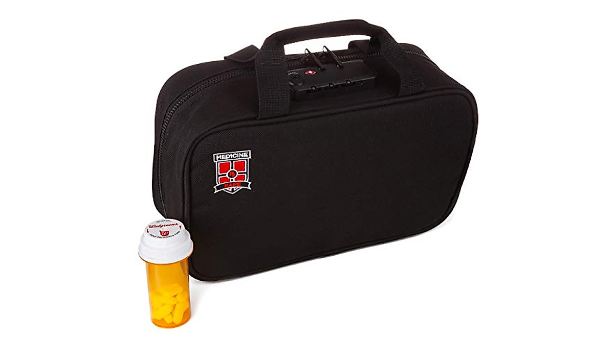 Secure Medication Travel Bag with TSA Lock | MEDICINE RX SAFE