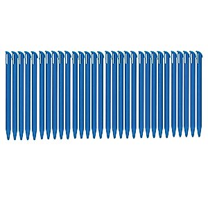 XHBTS 30 Pieces Plastic Replacement Touchscreen Stylus Pen, Compatible with Nintendo New 3DS XL, New 3DS LL (Blue)
