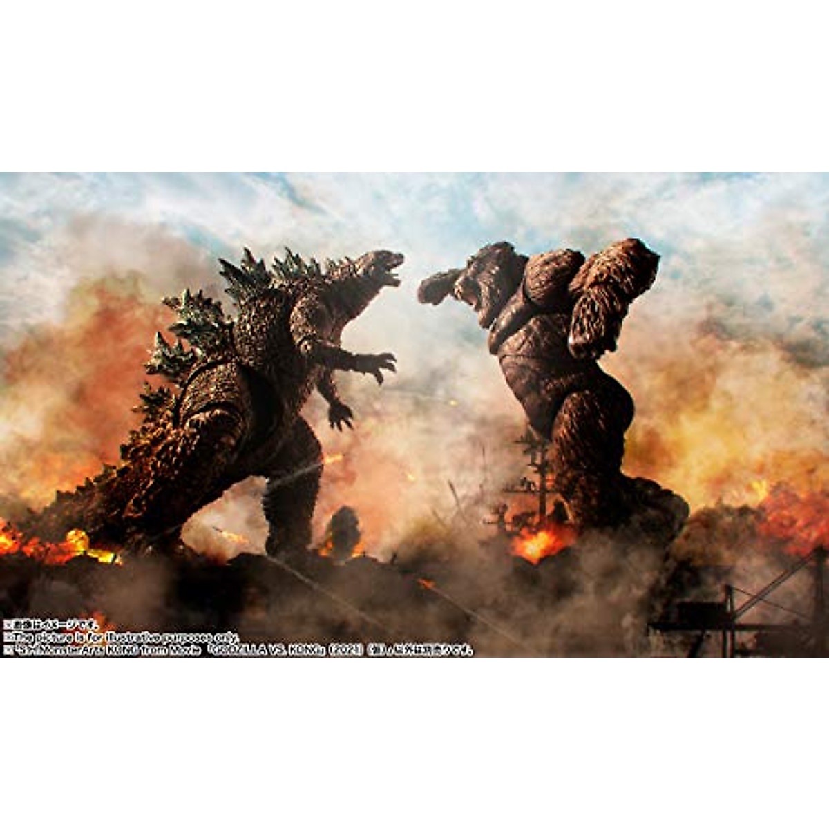 TAMASHII NATIONS - Godzilla VS. Kong - Kong from Movie Godzilla VS. Kong (2021), Bandai Spirits S.H.MonsterArts Action Figure