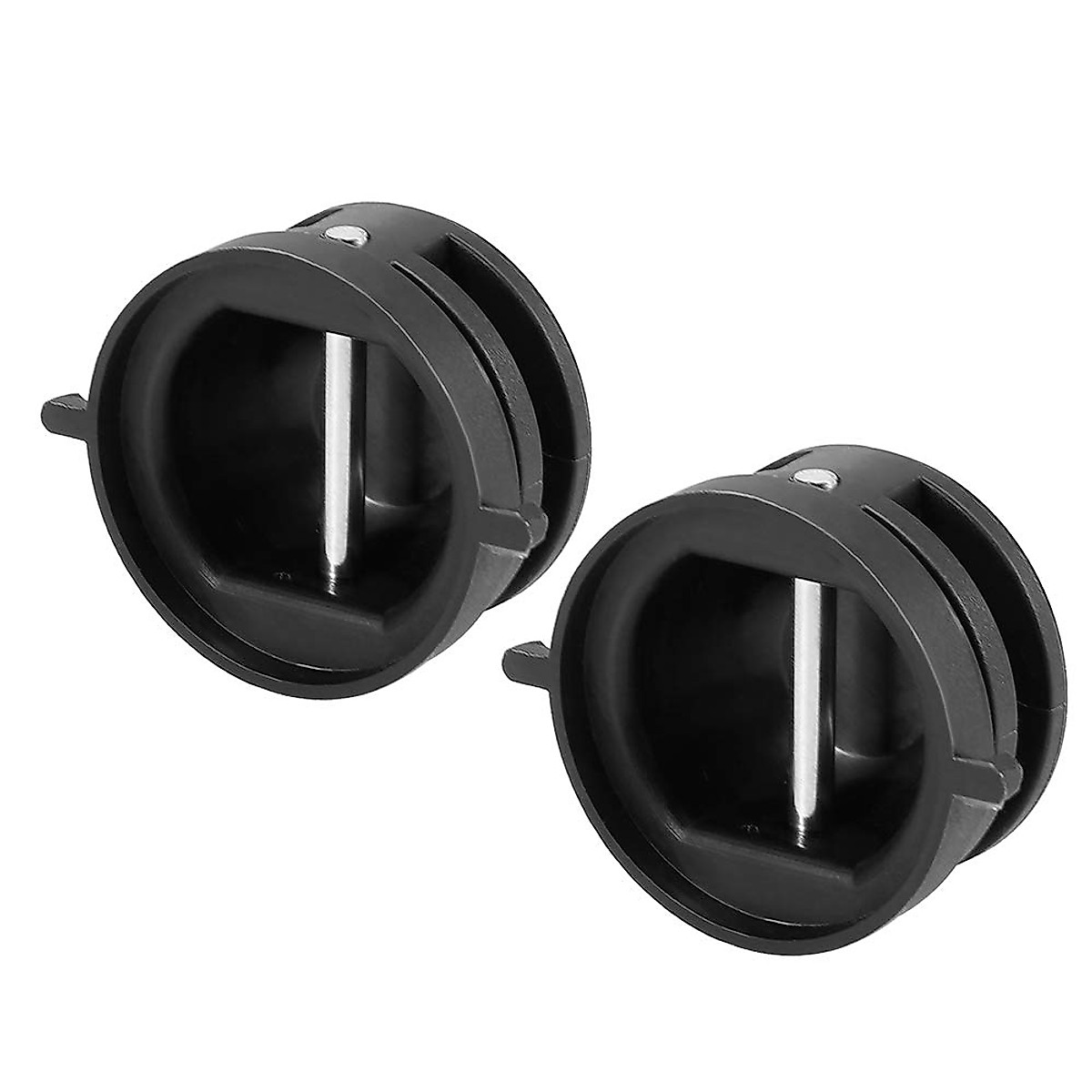 LIXADA 10 PCS Surfboard Leash Plug SUP Board Surfing Leash Plugs Surfing Board Cup with Stainless Pin Surfing Surfboard Leash Leg Rope Plug Black/White