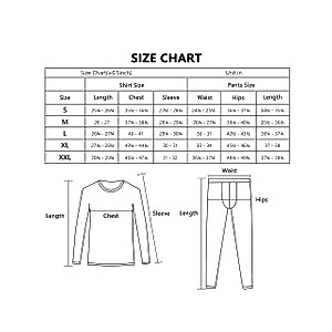 Little Donkey Andy Men's Thermal Underwear Set Performance Base Layer Wicking Active Long Johns Top & Bottom with Fly Gray XL