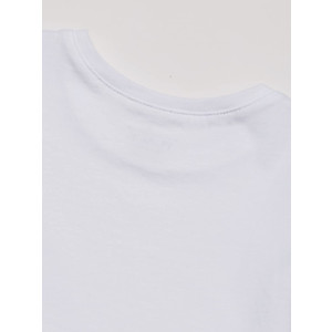 The Children's Place girls Uniform Basic Layering Tee Shirt, White, 7 8 US