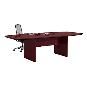 Mayline Napoli Table, 8', Sierra Cherry