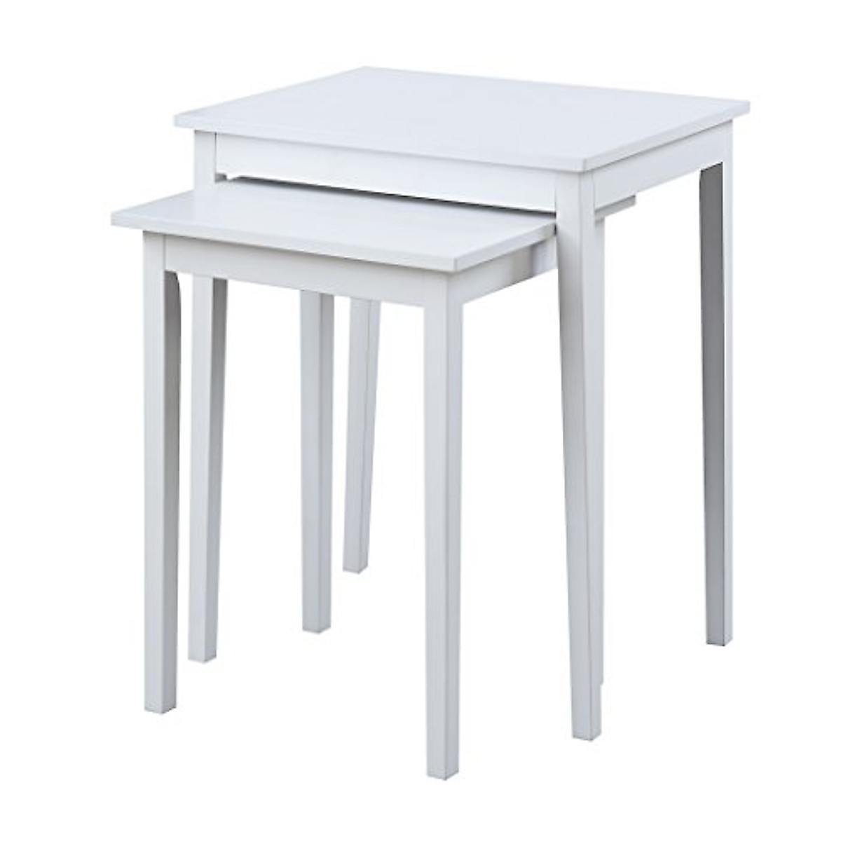 Convenience Concepts American Heritage Nesting End Tables, White