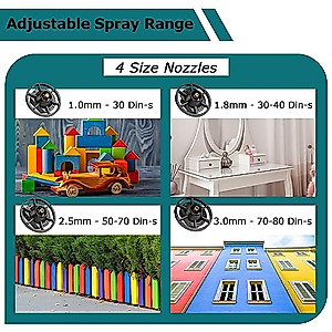 TAIRDA Cordless Paint Sprayer for MAKITA 18V Battery, Handheld HVLP Paint Sprayer with 1000ML Container, Electric Paint Sprayer for Painting Ceiling, Fence, Cabinets, Walls(Battery NOT Included)