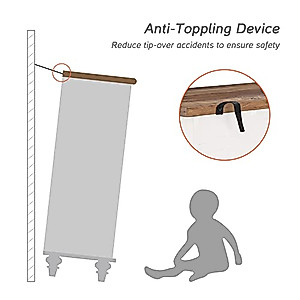 WAMPAT White 5 Drawer Dresser Chests for Bedroom, Mid Century Modern Dresser Storage Organizer with Metal Handles & Solid Wood Legs, Small Wood Dresser for Kid Room, Living Room