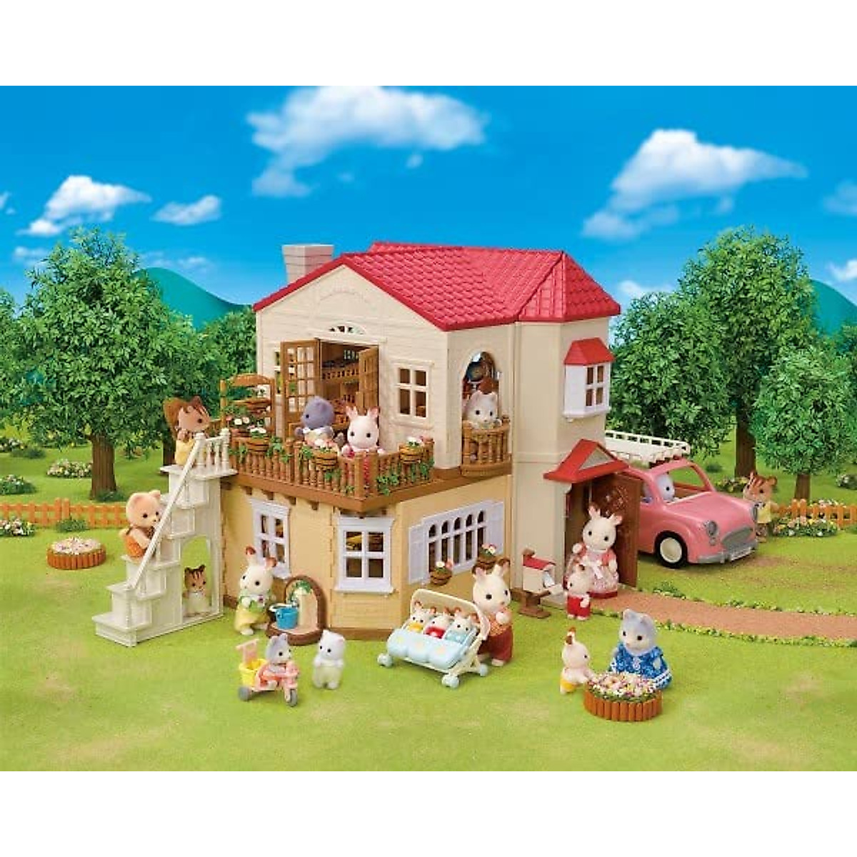 Red Roof Country Home Gift Set