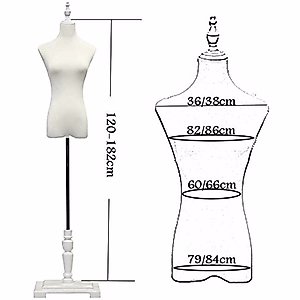 Mannequin Display Stand Female Mannequin Full Body Mannequin Torso Clothing Shop Window Display Dressmakers Fashion ( Size : Small ) ( )