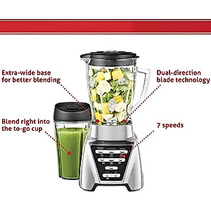 Countertop Pro 1200 Blender - with Glass Jar, 24-Ounce Smoothie Cup