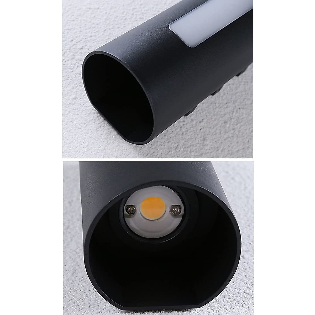 CHENBAI Modern Outdoor LED Wall Sconce Lighting Fixture 12W Warm White Up and Down Indoor Wall Lamps IP65 Porch Light Fixture Waterproof for Garden Courtyard Wall Hallway Home Room Decor