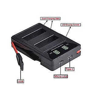 Pickle Power Battery and Charger Set Replacement for Nikon EN-EL5 ENEL5 MH-61 and Nikon CoolPix P3 P4 P80 P90 P100 P500 P510 P520 P530 P5000 P5100 P6000 Coolpix 3700 4200 5900 7900 S10