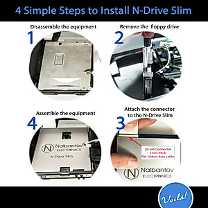 Floppy Disk USB Emulator Nalbantov N-Drive Slim for E-mu E4K + OS v3.00 Emu E4K
