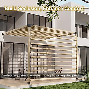 Antsky Concealed Joist Hanger 2x4(Actual Size: 3.5x1.5) Pergola Brackets Stainless Steel, Bracket for Wood, fit for 2x4 Beam, Fence, handrail Hardware, Deck Railing Brackets Connectors(2 Pack)