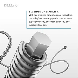 D'Addario EPS510 ProSteels Electric Guitar Strings, Regular Light, 10-46