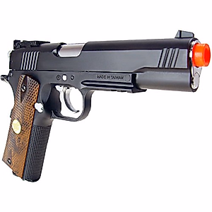 500 fps new full metal wg airsoft m 1911 gas co2 hand gun pistol w/ 6mm bb bbs(Airsoft Gun)