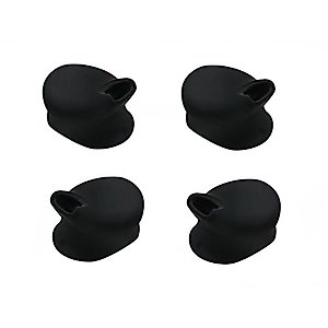 4pcs (MG) Replacement Eartips Earbuds Adapters Compatible with Plantronics M50 M24 M20, Voyager 520 521 835, Explorer 220 235 240 242 243 245 320 330 340 350 360 370 395 Headsets
